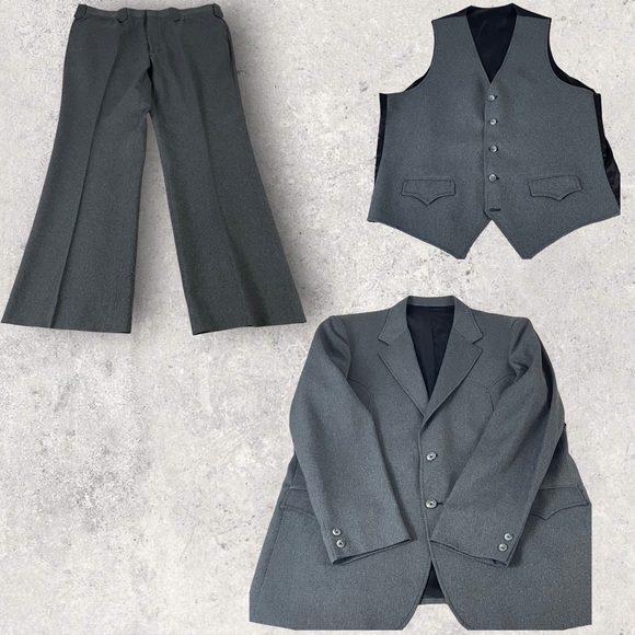 circle S | Suits & Blazers | Vintage Circle S Western 48l Ranch Wear 3 ...